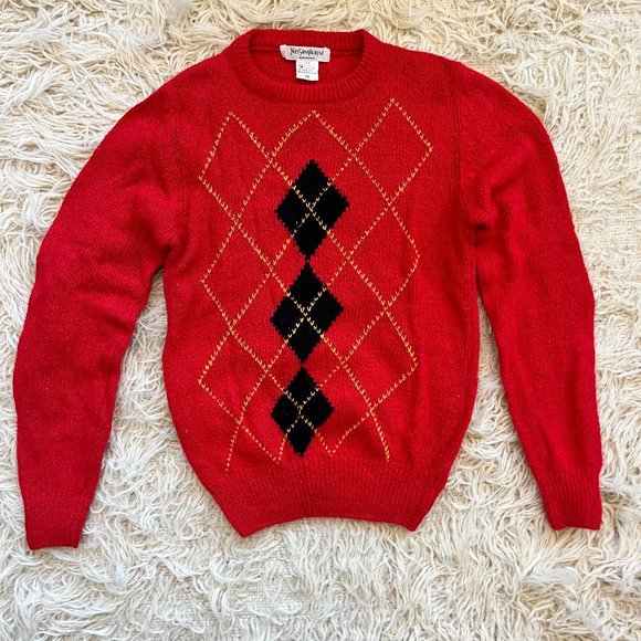 Yves Saint Laurent | Sweaters | Vintage Yves Saint Laurent Active ...